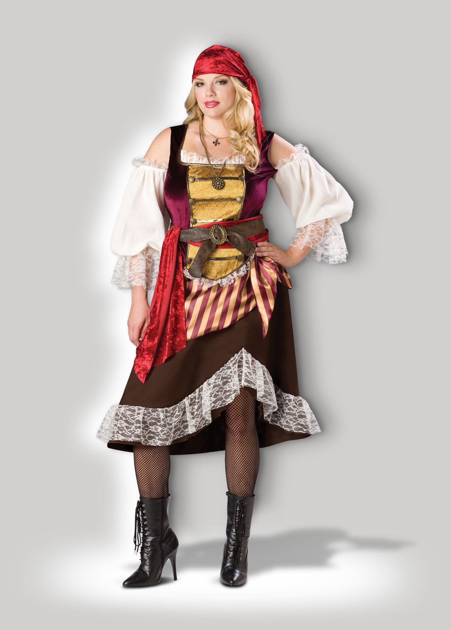 Plus Size Pirate Wench Costume